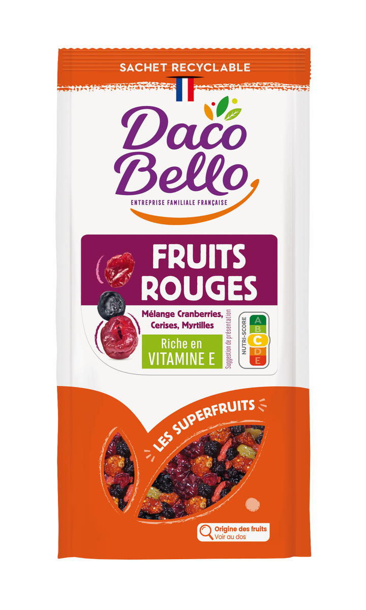 FRUITS ROUGES SUPERFRUITS 125G | Daco Bello