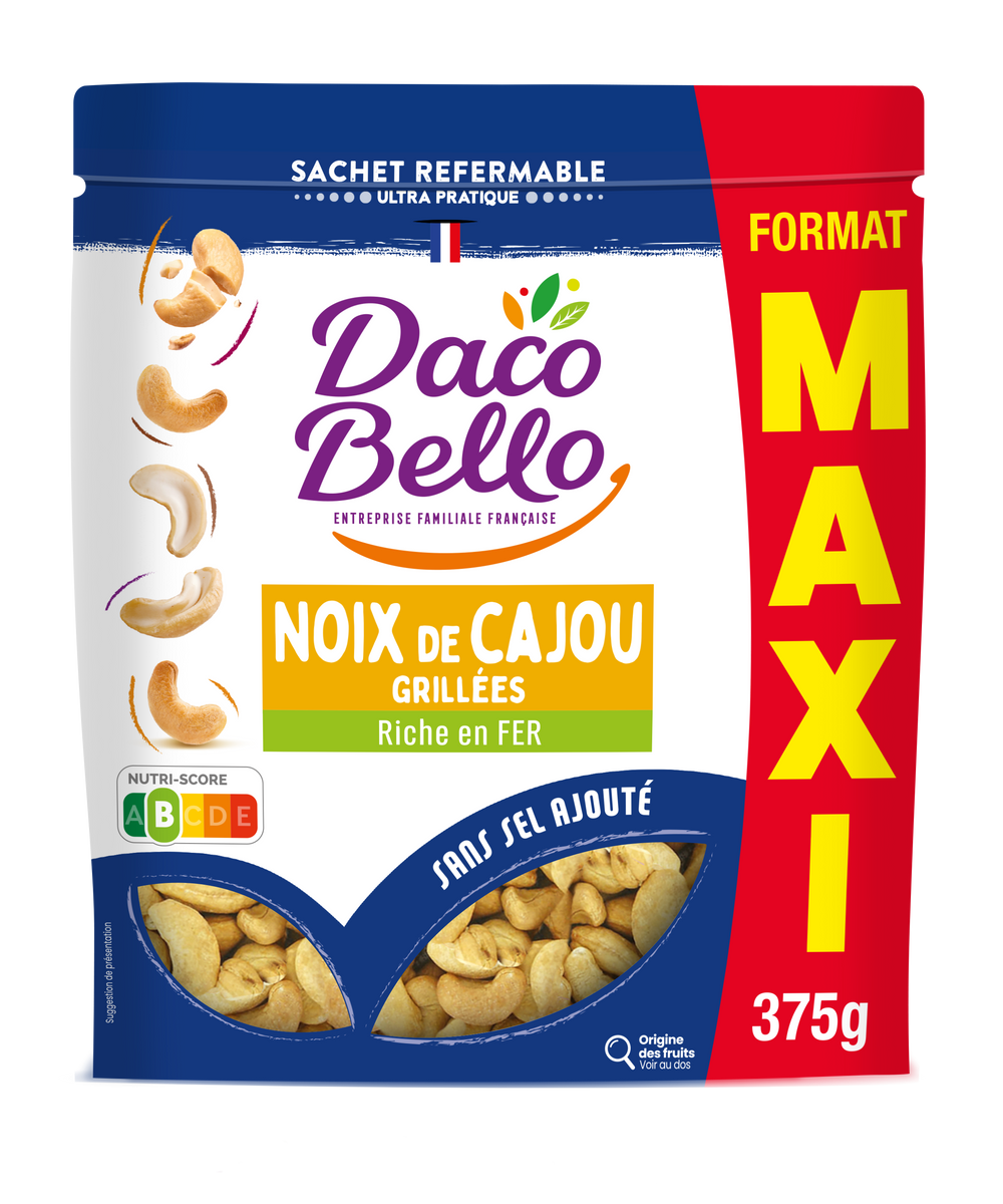 CAJOU GRILLEES MAXI 375G | Daco Bello